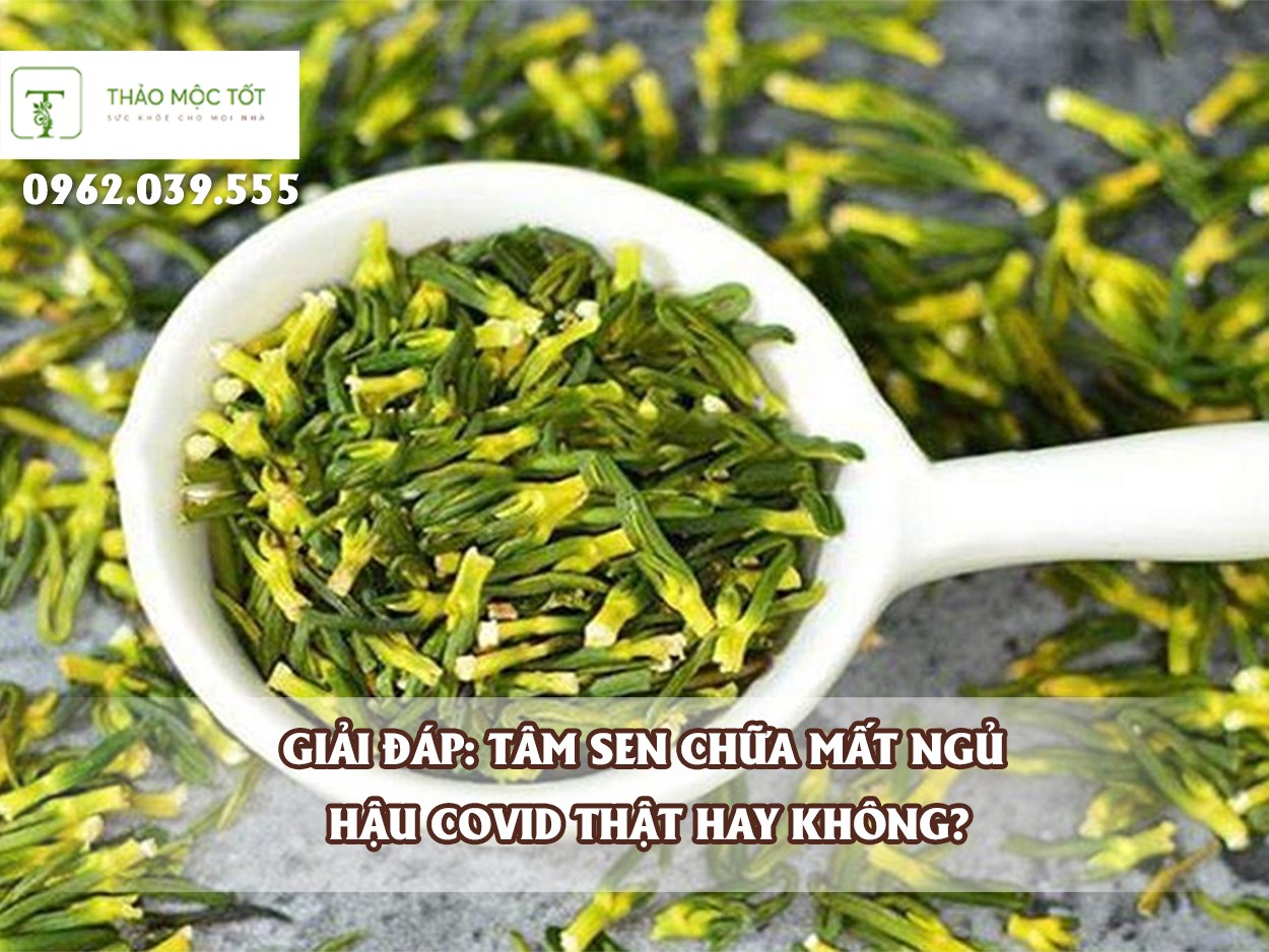 Giải đáp: Tâm sen chữa mất ngủ hậu covid thật hay không? - Trung Tâm ...